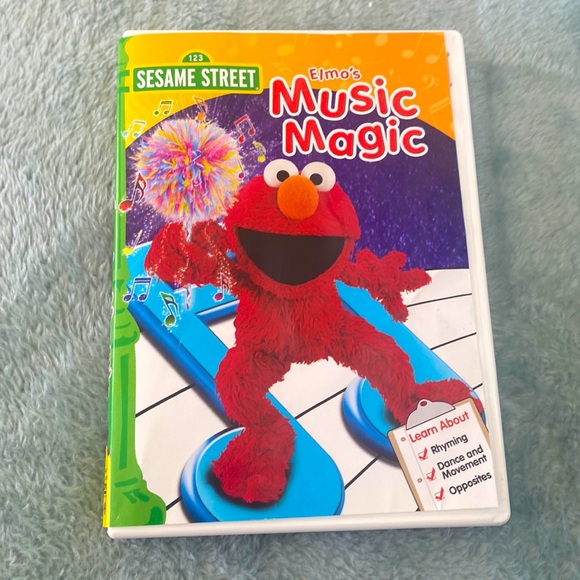 Media | Sesame Street Dvd Elmos Music Magic Rhyme Dancing And Opposites ...